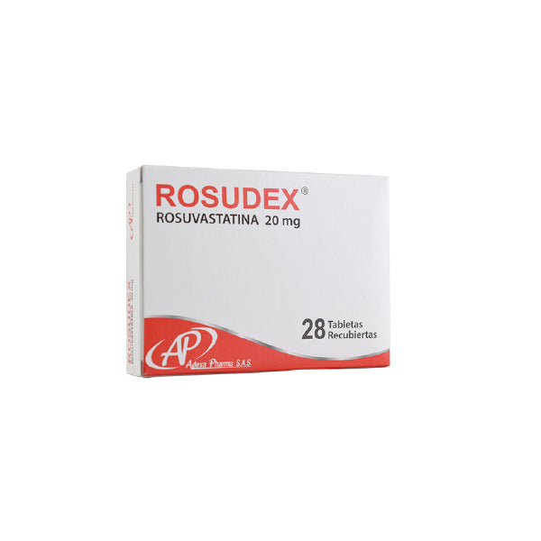 ROSUDEX 20 MG - CAJA X 28 TAB – Medider
